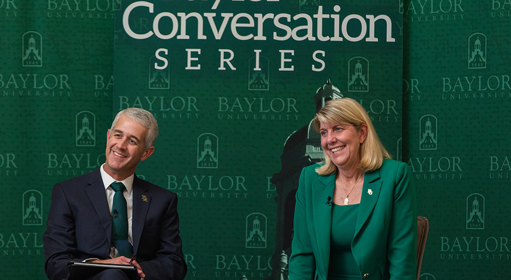 President Linda A. Livingstone, Ph.D. and Jason Cook | Baylor ...